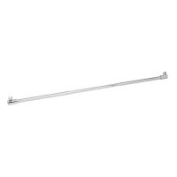 Glass Header Brace Polished Chrome | Adjustable Support