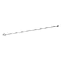 Glass to Wall Header Brace Polished Chrome | Adjustable Support